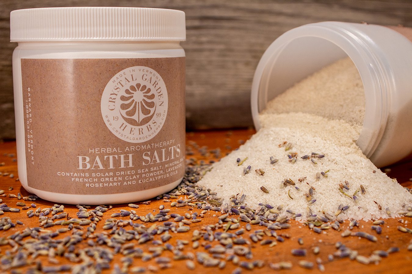 Aromatherapy Bath Salts – Crystal Garden Herbs